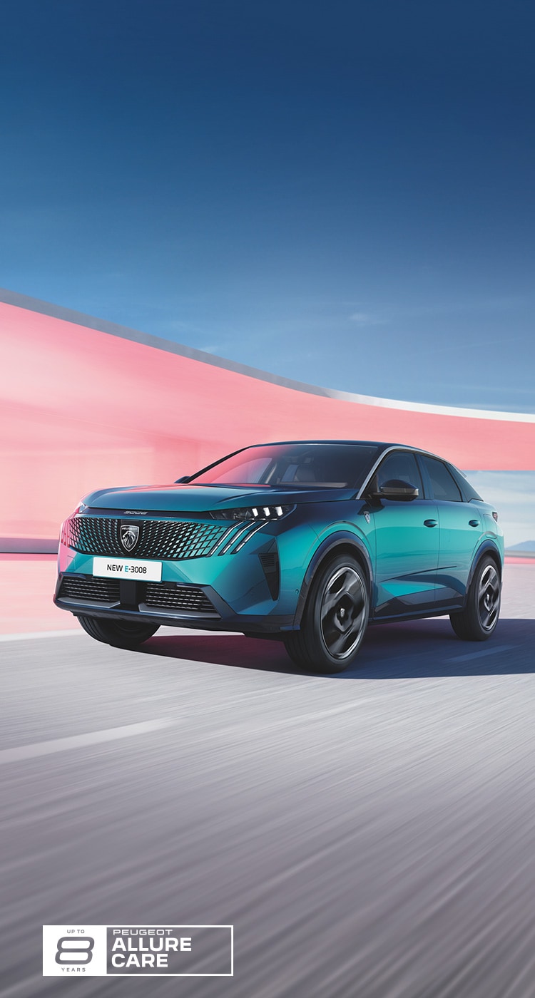 New PEUGEOT E-3008 | All-Electric or Hybrid | fastback SUV with a ...